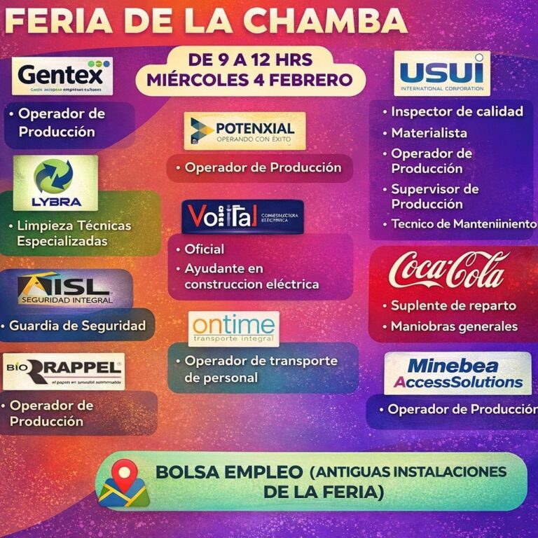 Ferias de la Chamba en Silao ofrecen oportunidades en industrias ...
